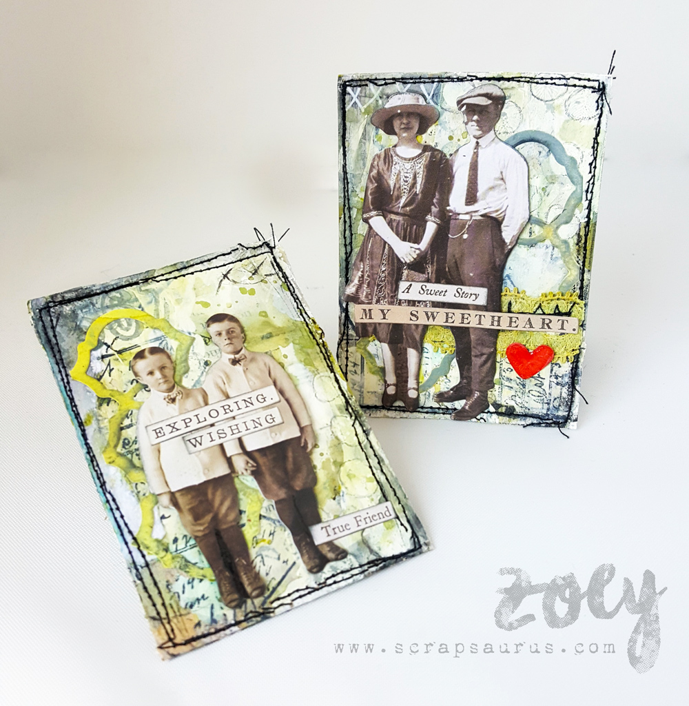 Simon Says: Artist Trading Card (ATC)