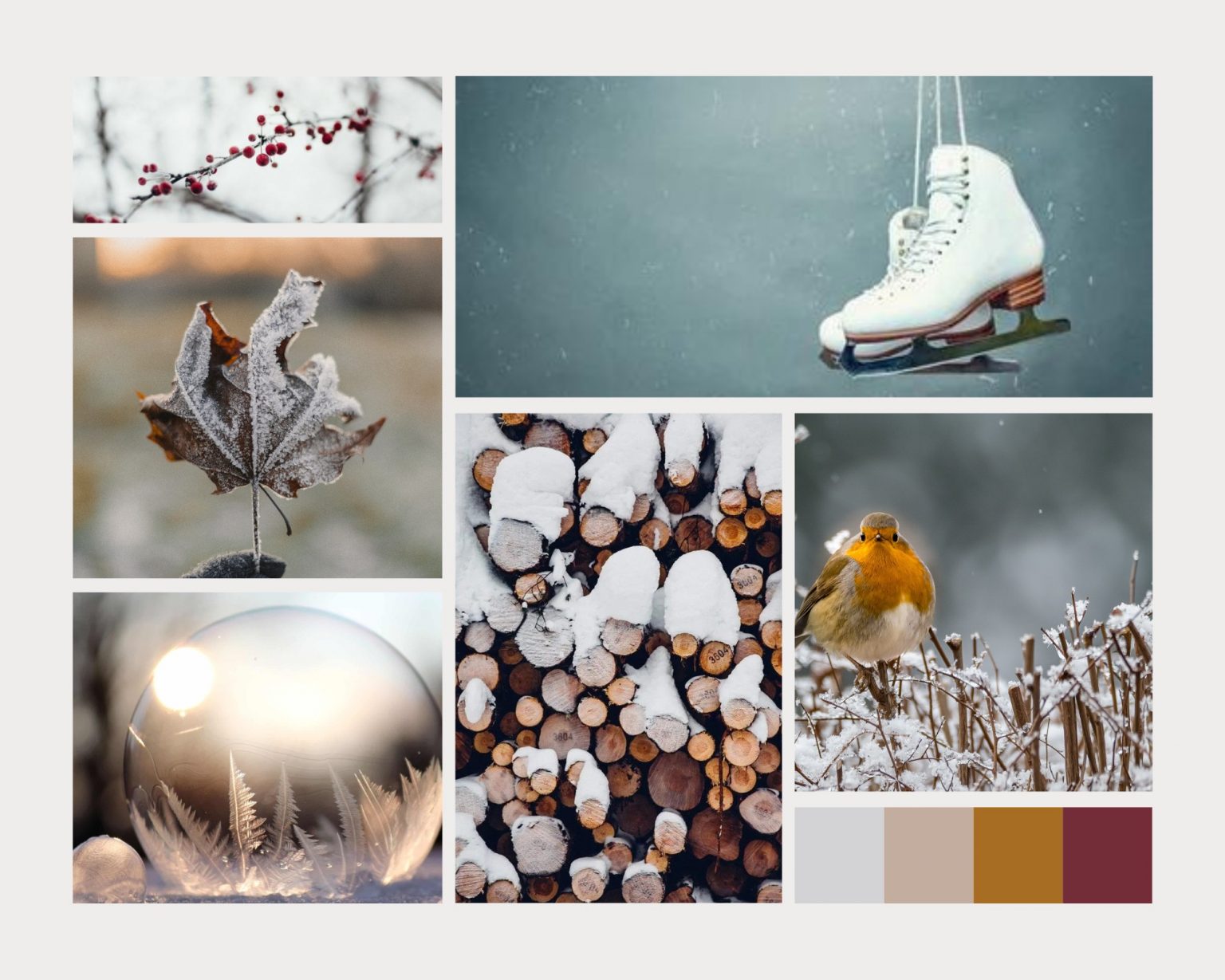 Simon Says: Freezing Cold Mood Board
