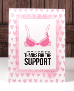 Thanks For the Support Card