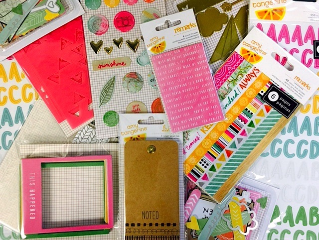 Hey Mama! New Amy Tangerine Layout featuring Rise & Shine!