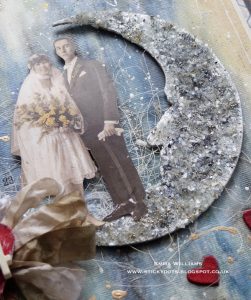 To the Moon and Back Mixed Media Canvas