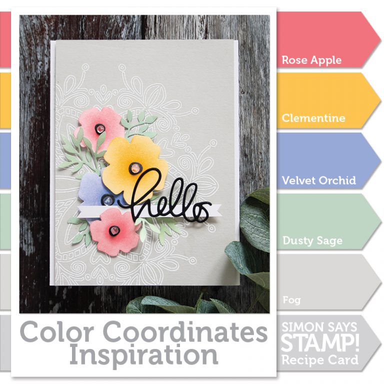 Simon Says Stamp Color Coordinates: Spring Flowers