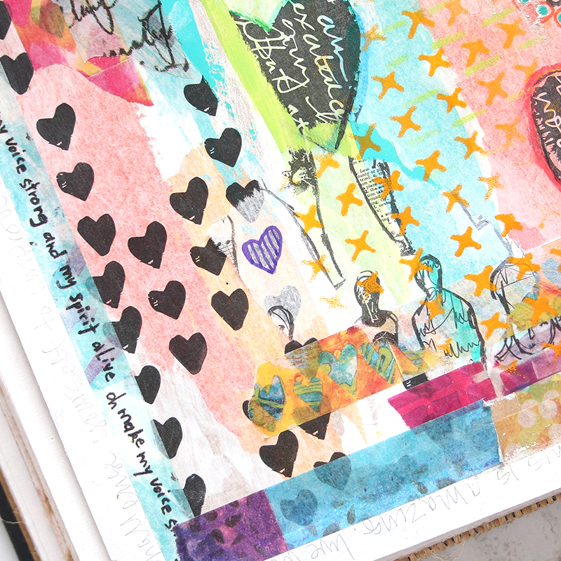 Art Journaling: BE KIND with Shari Carroll