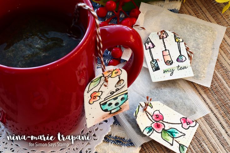 Studio Monday with Nina-Marie: Decorated Tea Bags
