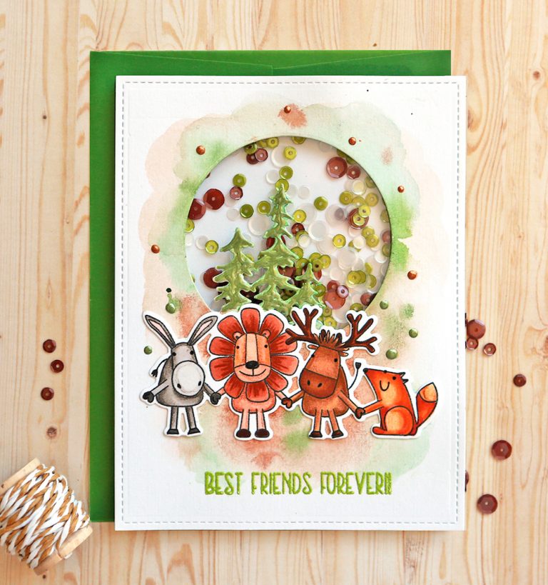 One Stamp 5 Ways: Best Friends