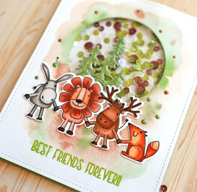 One Stamp 5 Ways: Best Friends