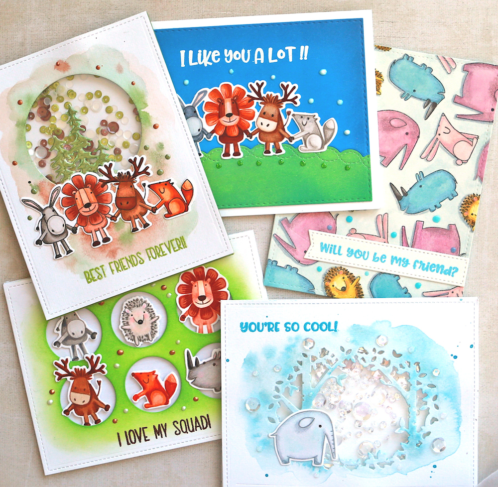 One Stamp 5 Ways: Best Friends - Simon Says Stamp Blog