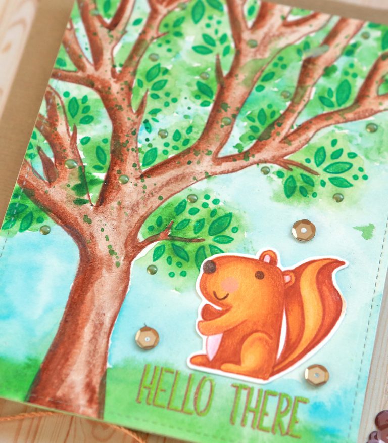 One Stamp, Five Ways: Hello There