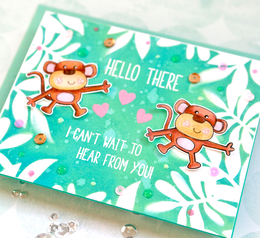 One Stamp, Five Ways: Hello There