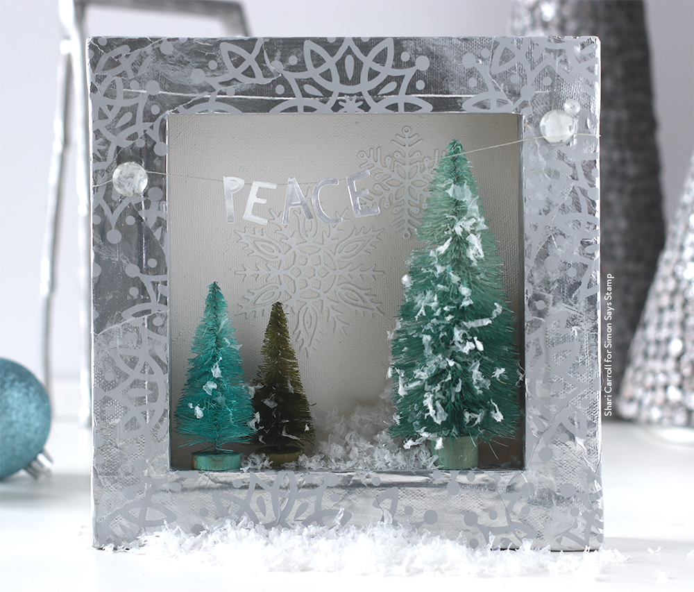 Mixed Medium Canvas Shadow Box with Shari Carroll