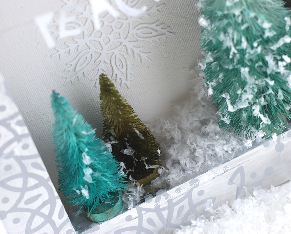 Mixed Medium Canvas Shadow Box with Shari Carroll