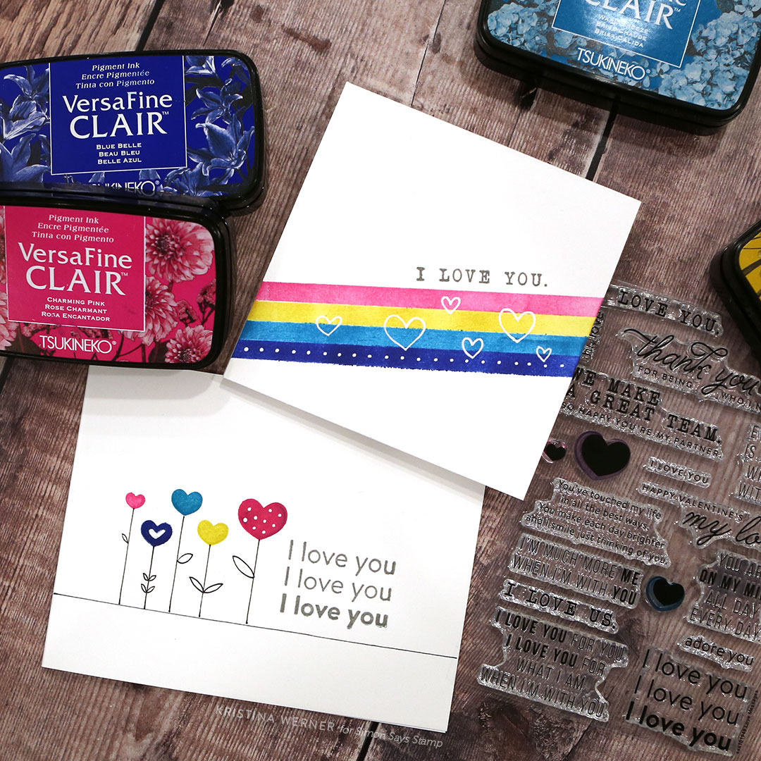Quick & Easy Valentine’s Cards! Ideas for Love Messages stamp set