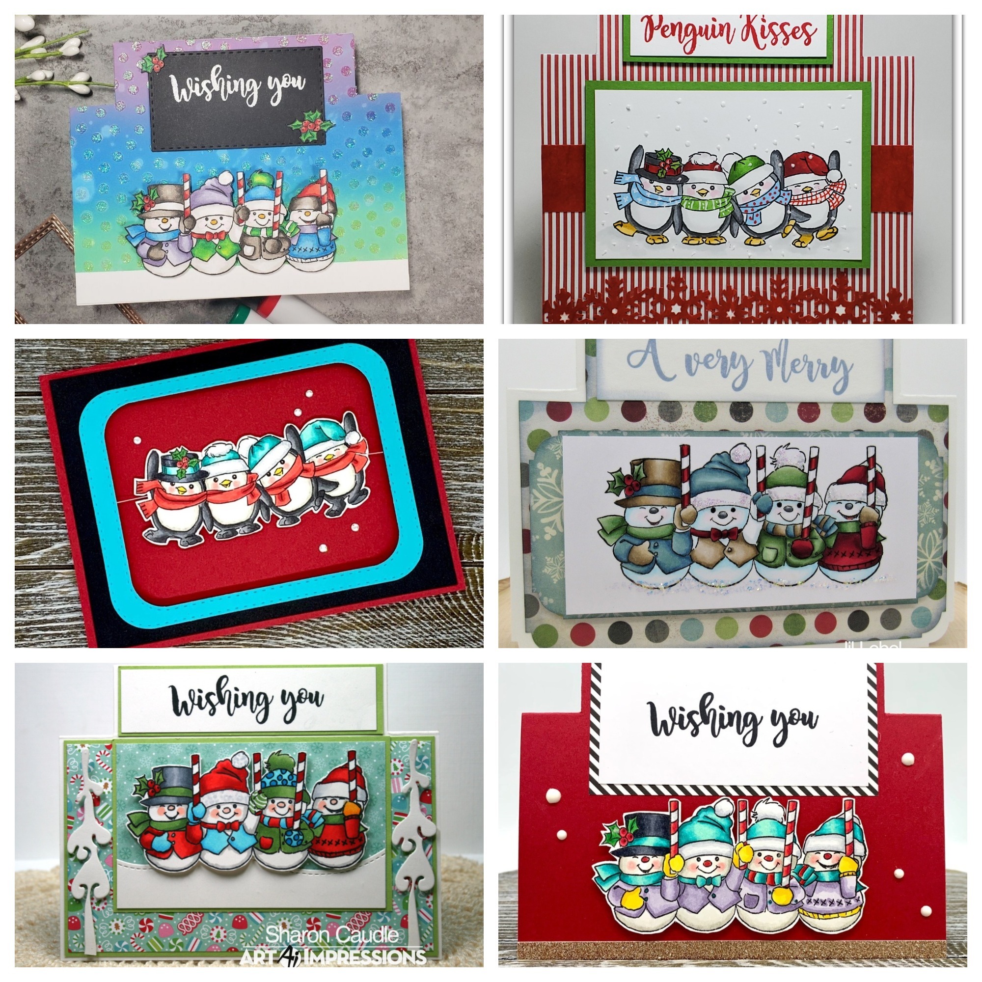 Art Impressions EXCLUSIVE: Holiday Flip Card Set!