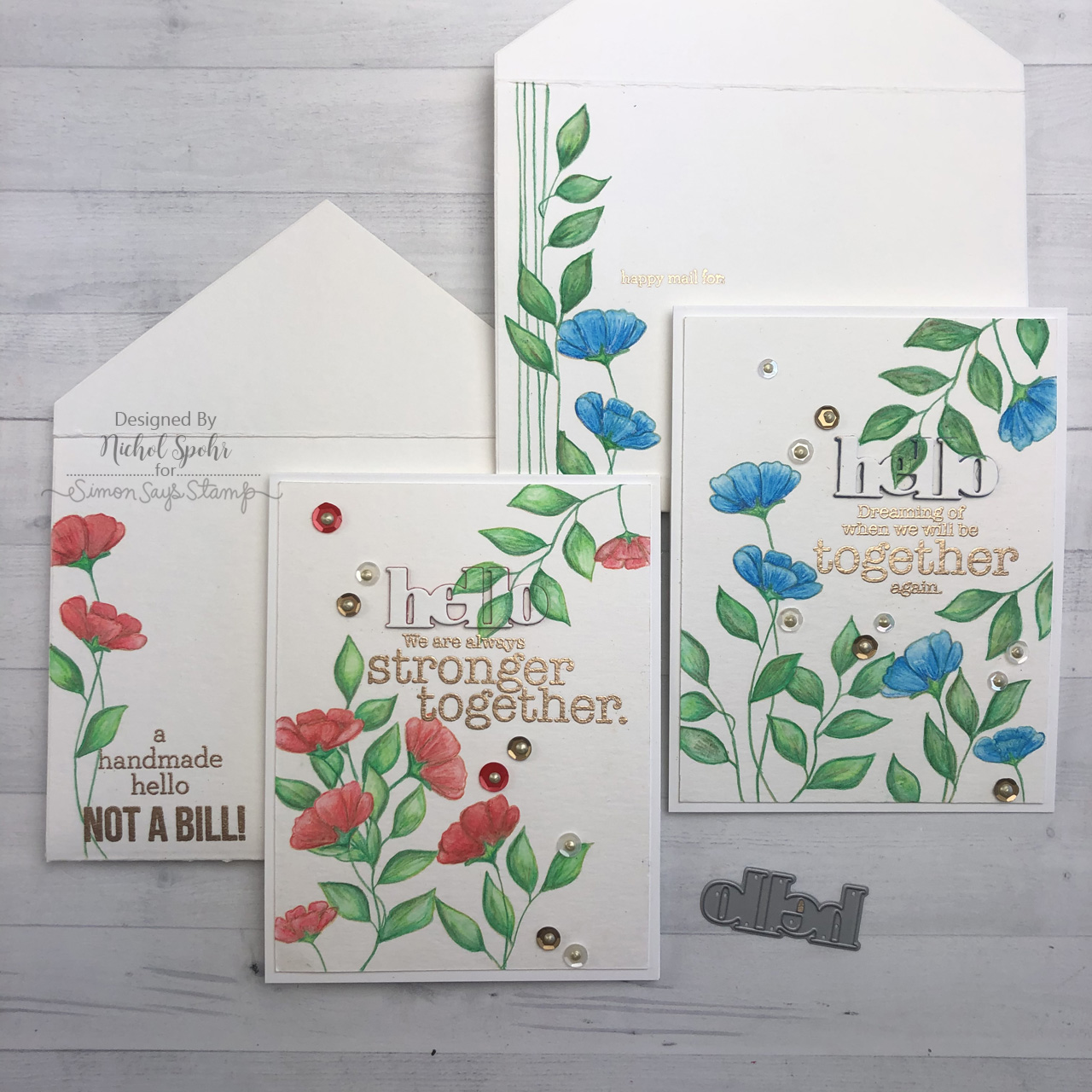 Watercolor Cards & Envelopes – March 2020 Card Kit Inspiration with ...