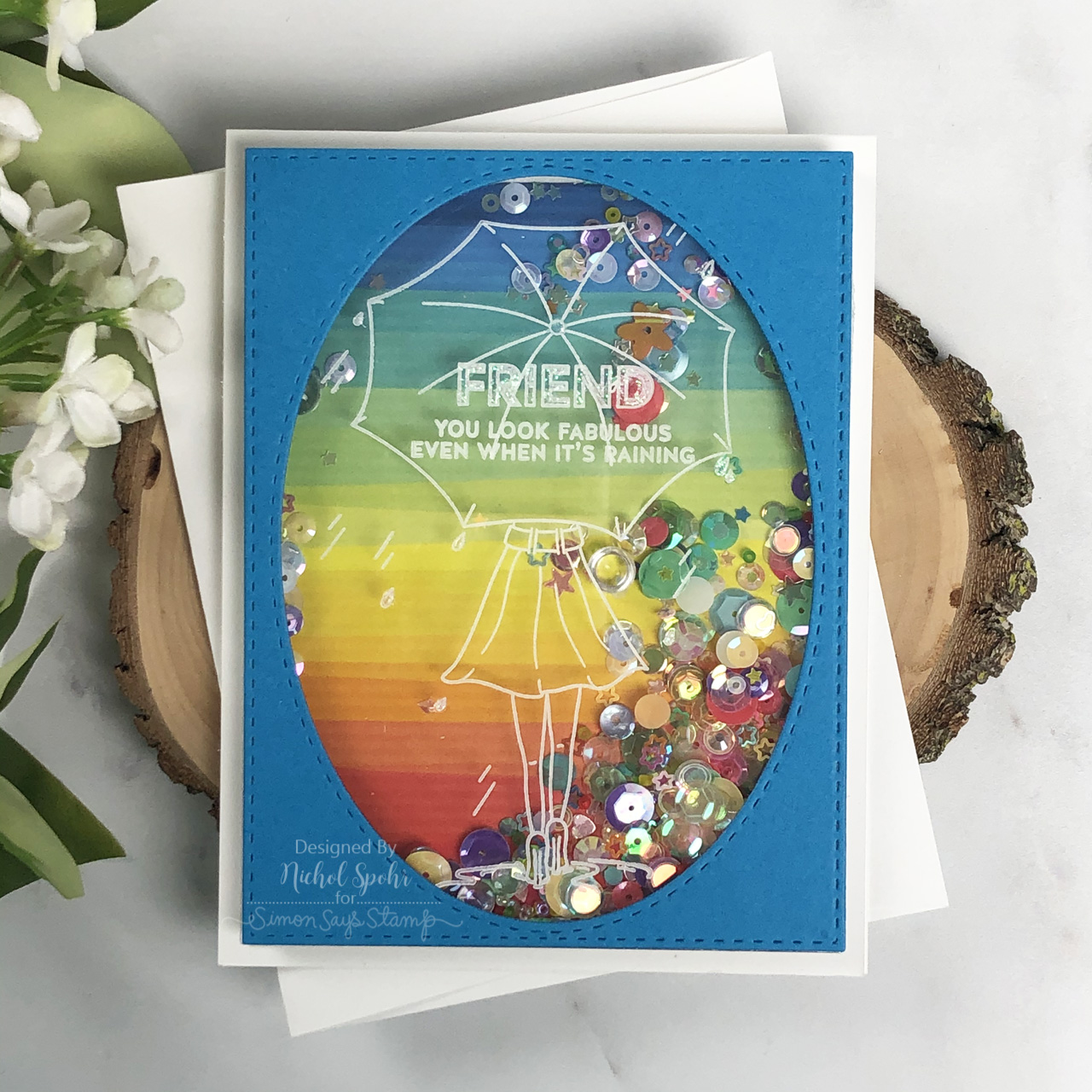 Follow the Rainbow Shaker Cards