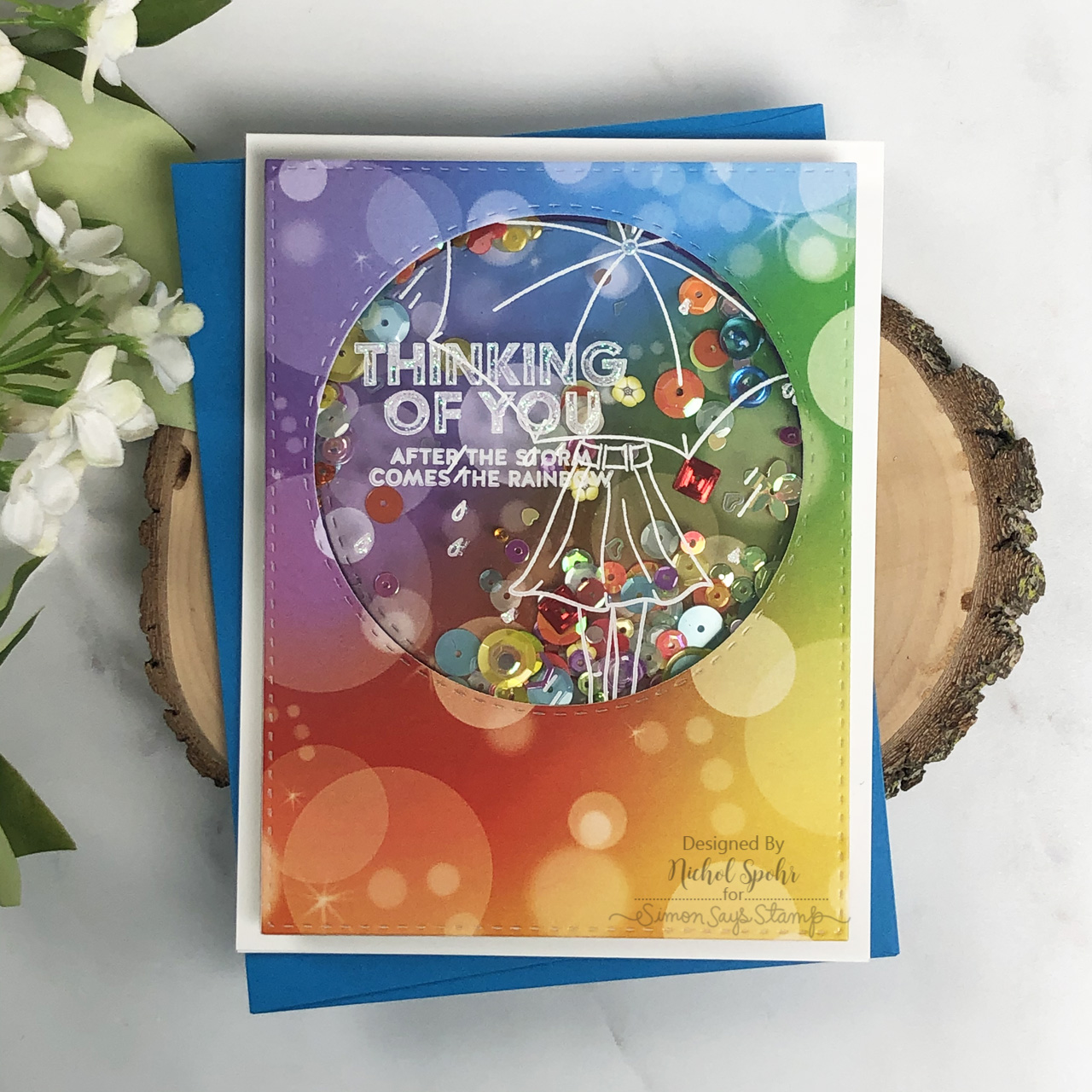 Follow the Rainbow Shaker Cards