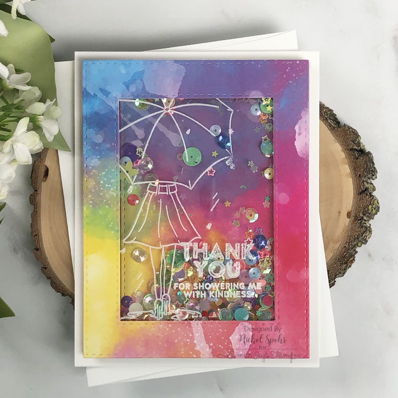 Follow the Rainbow Shaker Cards