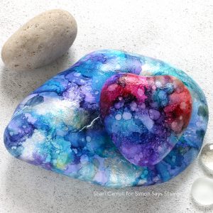 Do Something CRAFTY today! IDEA: Alcohol Inked Rocks