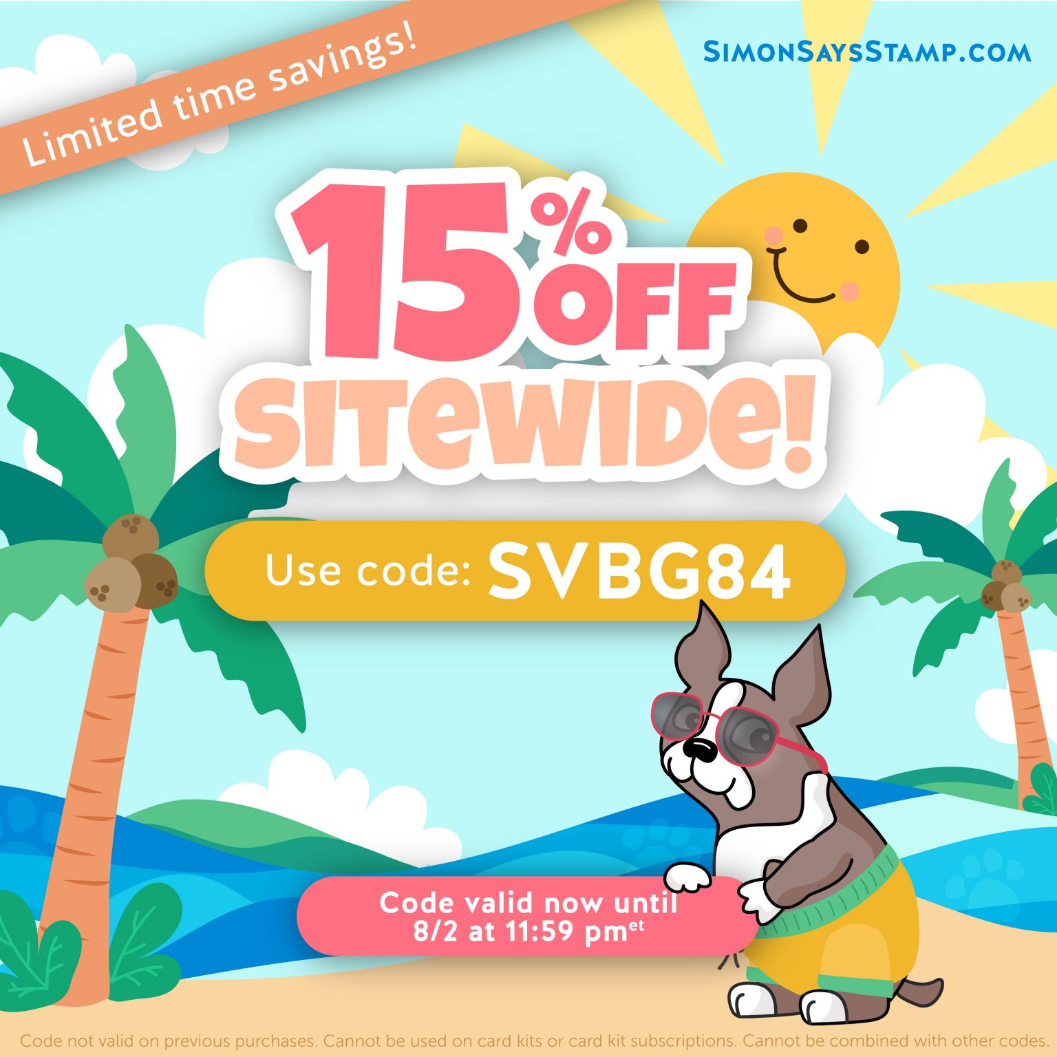 15% off SITEWIDE SALE!