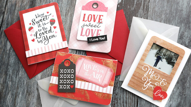 Mini Love Cards with the Limited Edition Valentine’s Day 2021 Card Kit!