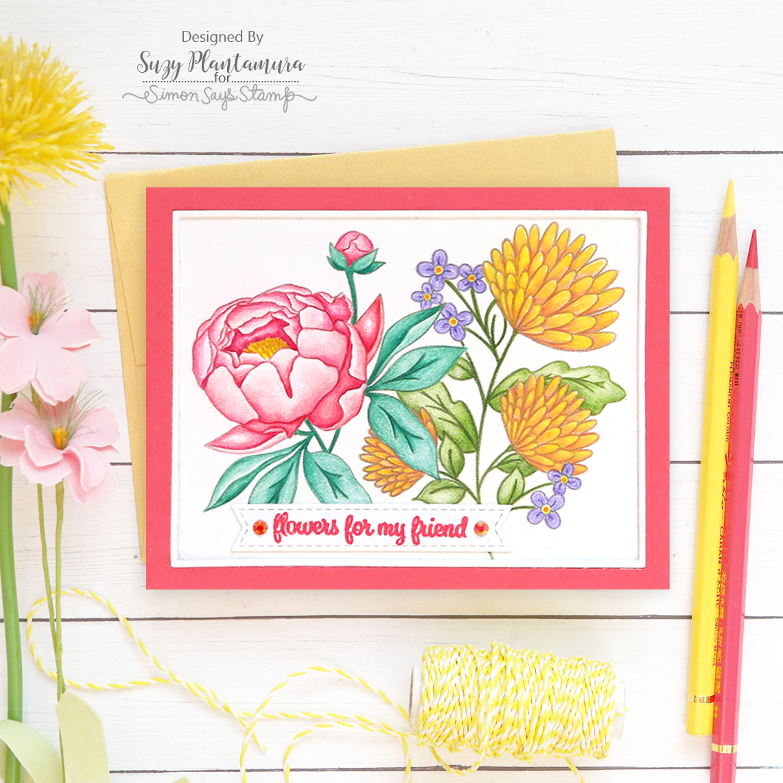 One Stamp Five Ways: Best Friend Ever