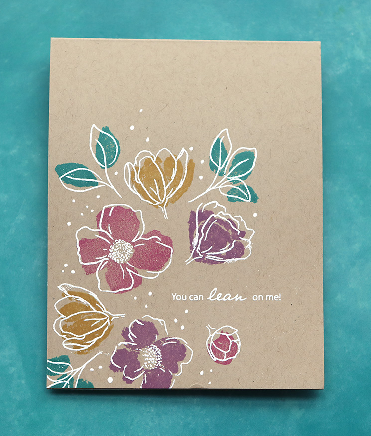 Solid & Outline Offset Stamping with Kristina Werner