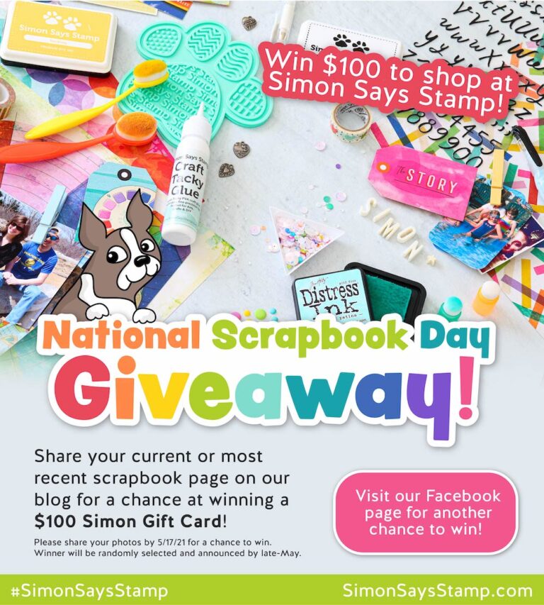 National Scrapbook Day GIVEAWAY!