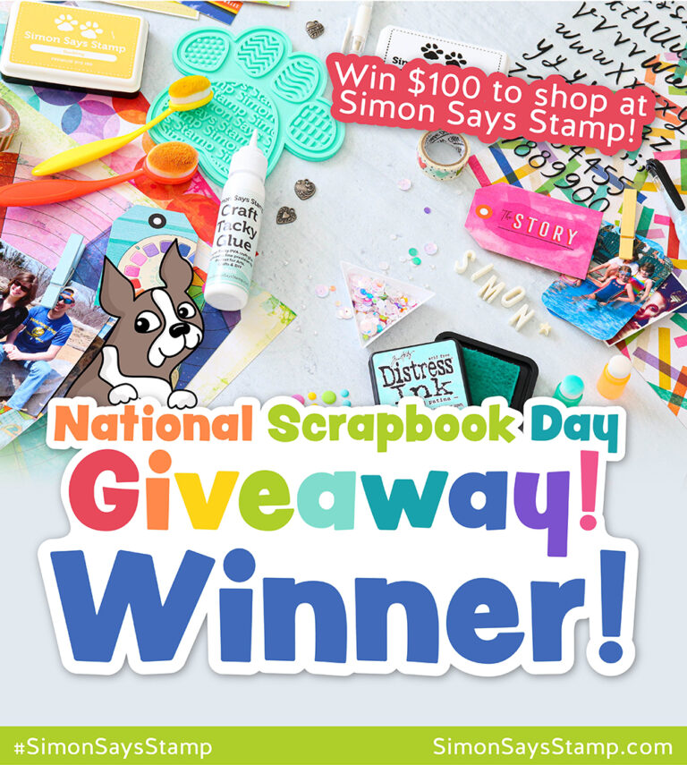 2021 National Scrapbook Day Giveaway WINNER!