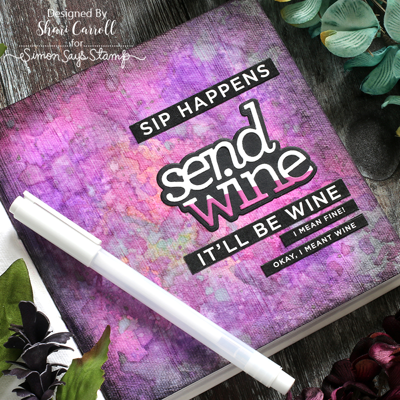 Art Journaling with Shari: Send Wine