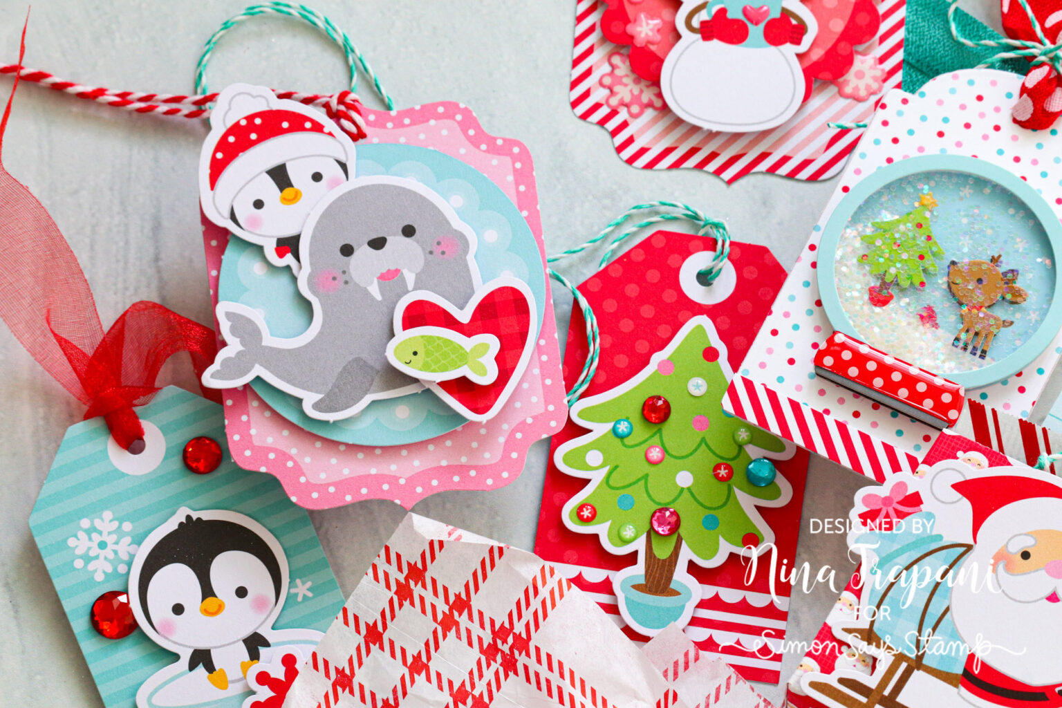 Studio Monday with Nina-Marie: Doodlebug Christmas Tags, Treat Bags ...