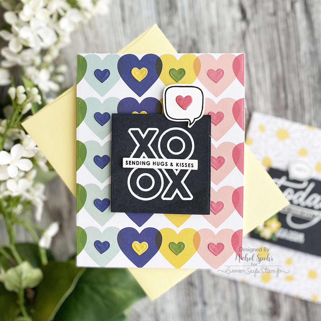 Tiny Die Cuts From Patterned Paper