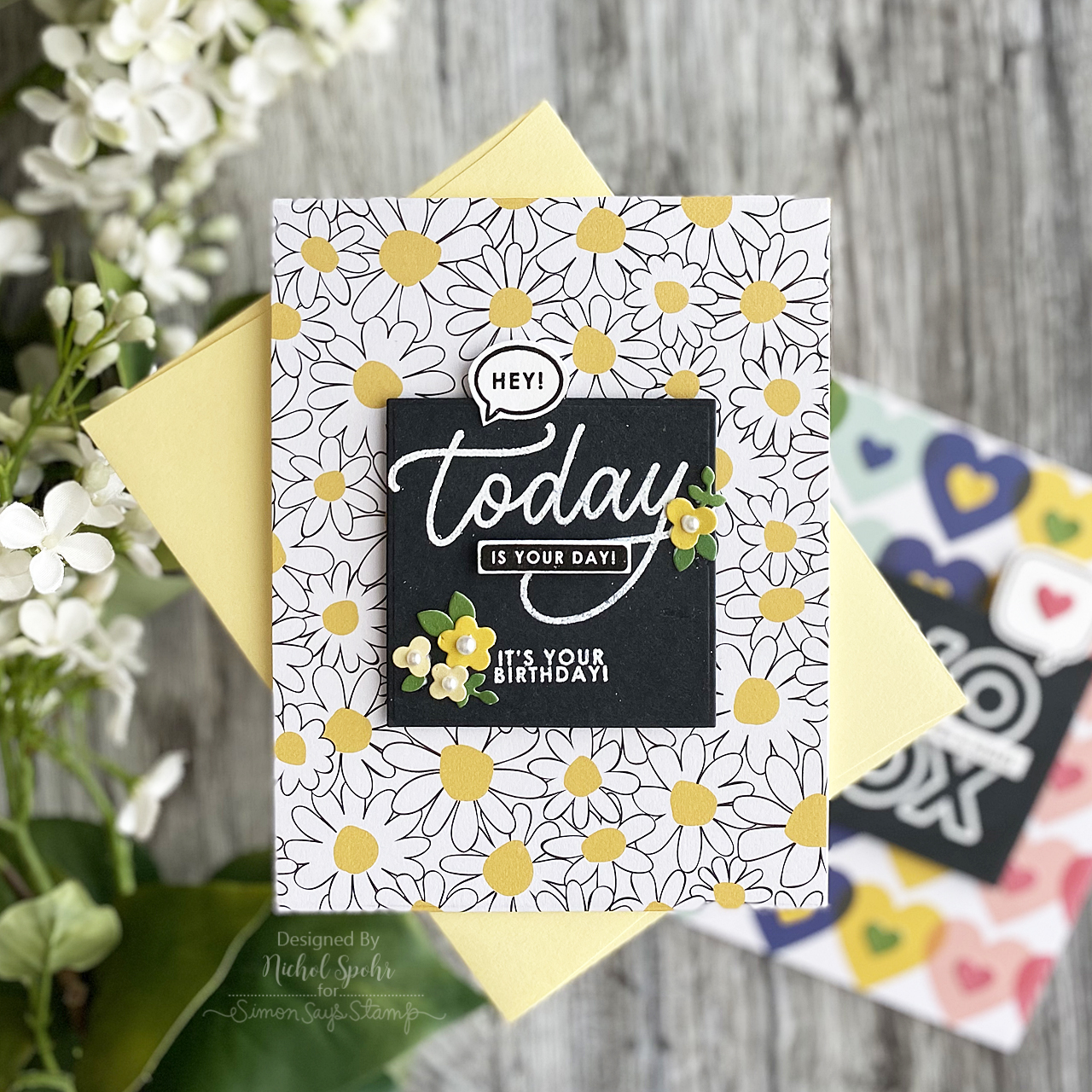 Tiny Die Cuts From Patterned Paper
