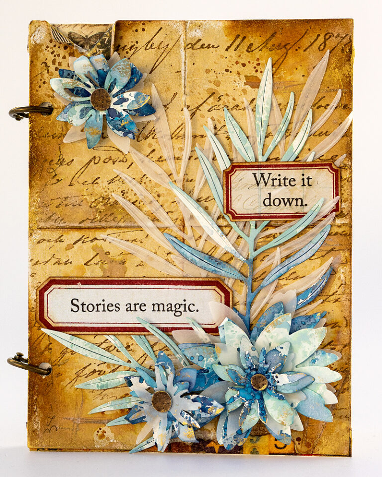 Vintage Floral Notebook by Anna-Karin Evaldsson