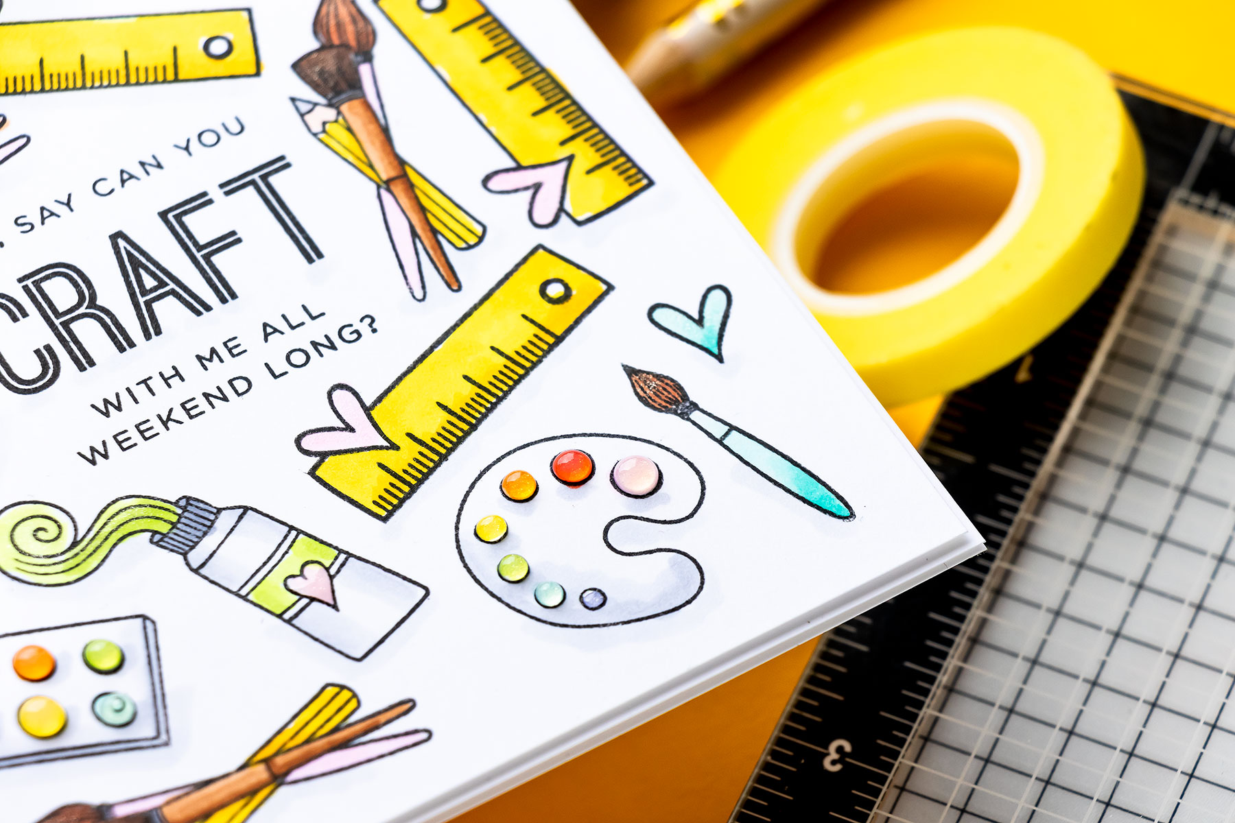 Yippee for Yana: Crafty Pattern Card