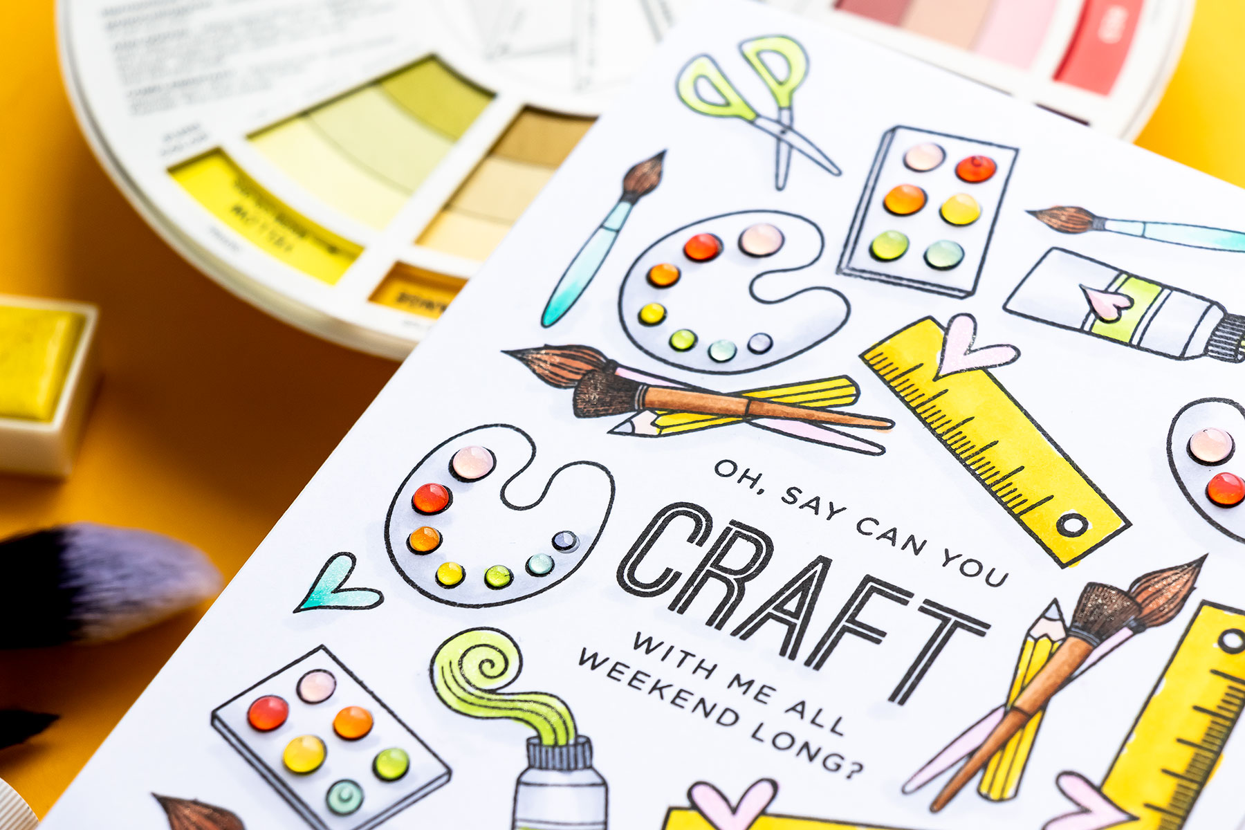 Yippee for Yana: Crafty Pattern Card