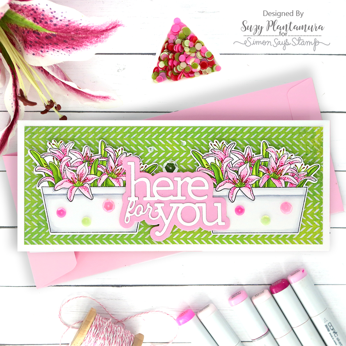 One Stamp, Five Ways: Flowers for You