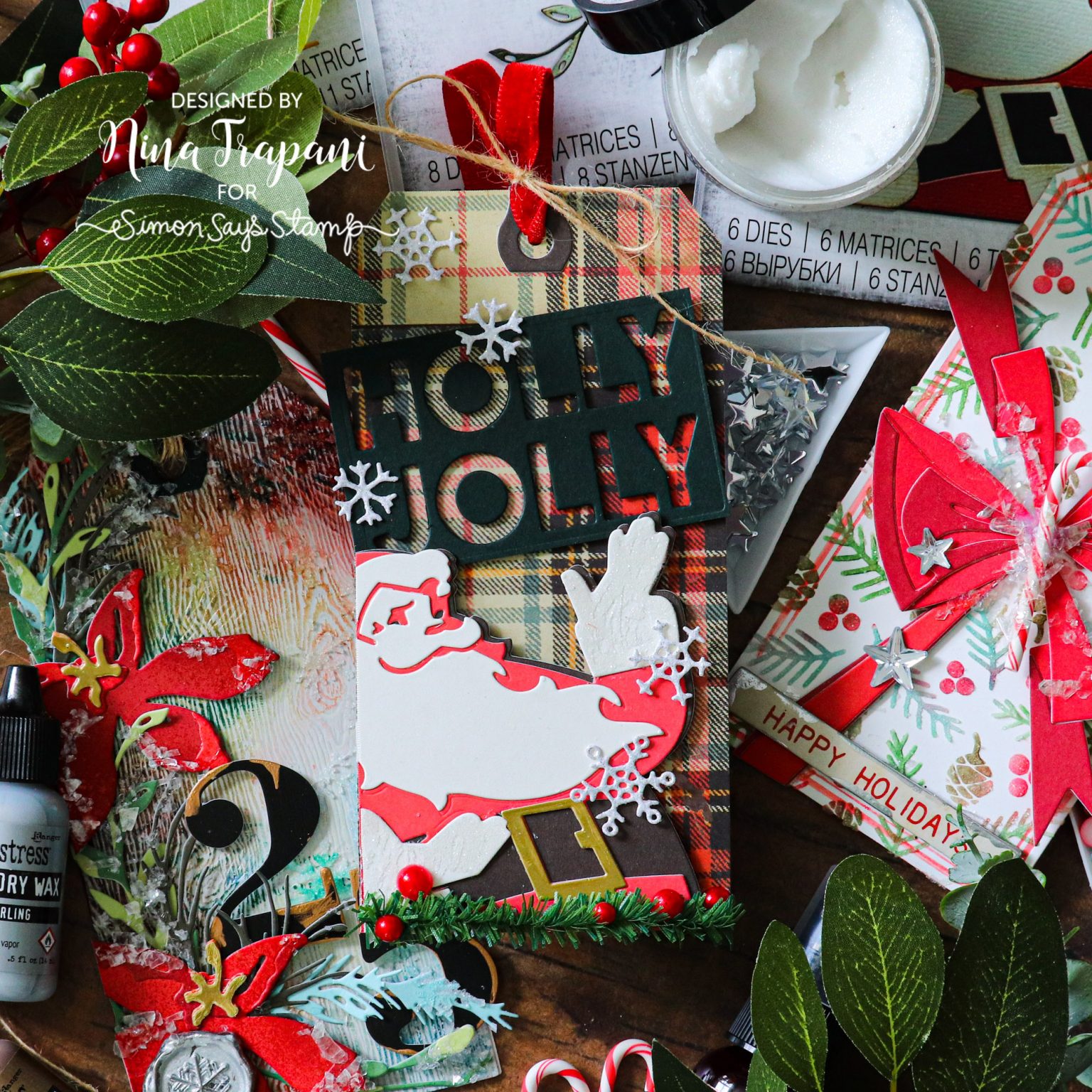 Look! 3 Tim Holtz Christmas Tags for Your Holiday Gifts! Studio Monday ...