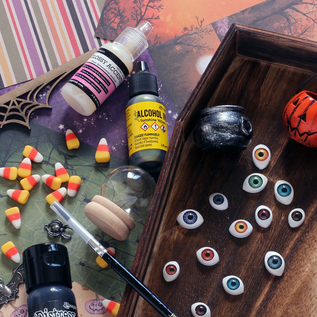 A spooky SURPRISE! Confections Mixed Media Limited Edition Kit!