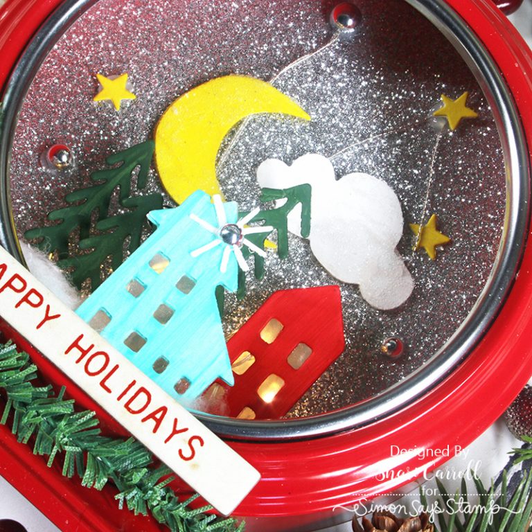 Mixed Media: Tim Holtz Christmas Curio Clock
