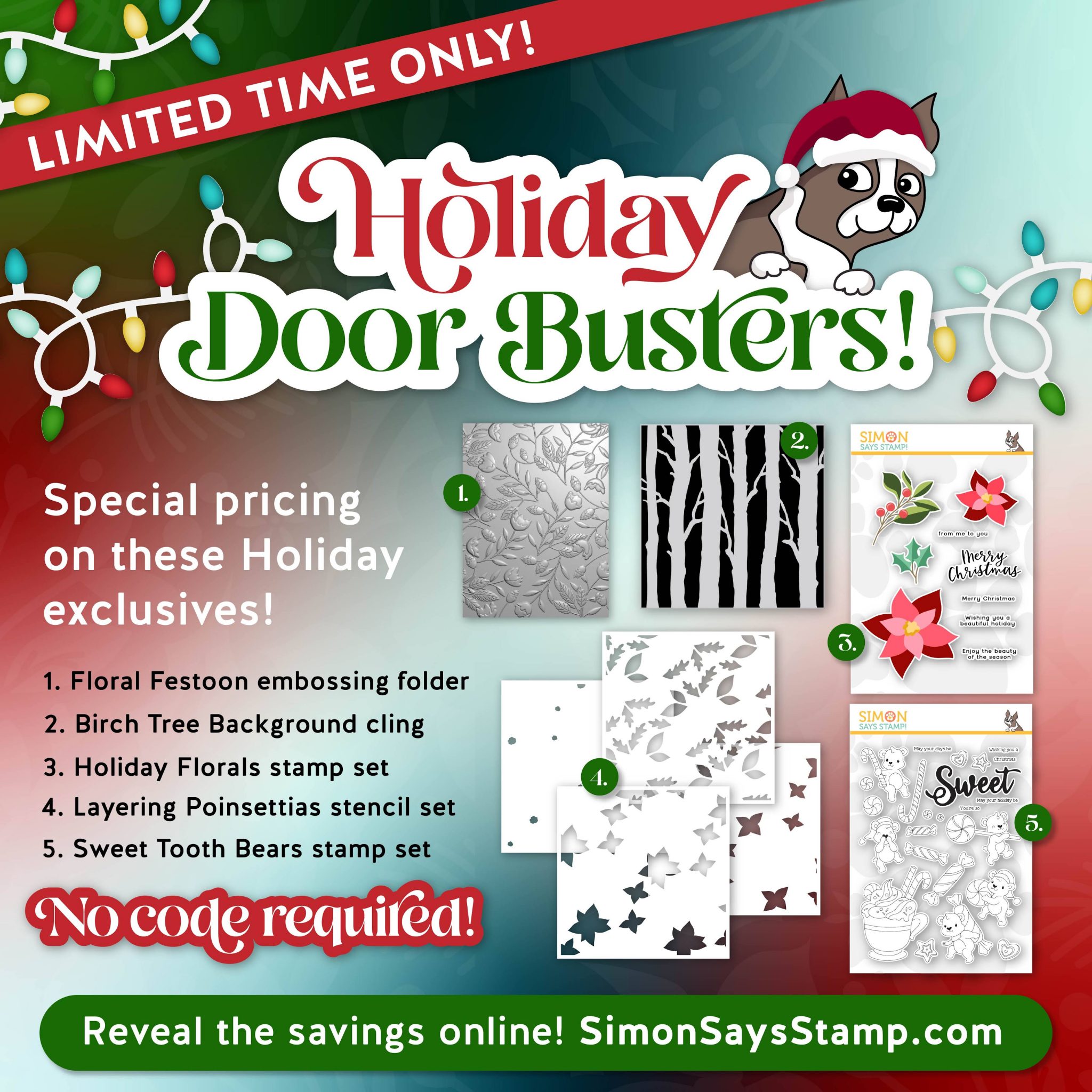 JUST released TODAY exclusive NEW DOORBUSTERS!