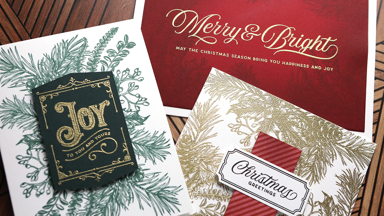 Three Elegant Cards with the December 2022 Card Kit