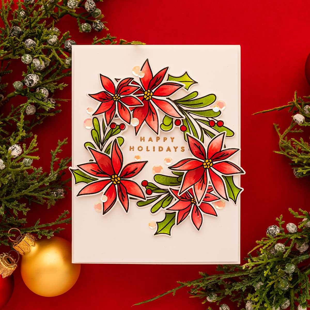 5 Ways in 5 Days Crafty Series: DAY 4: Holiday Florals