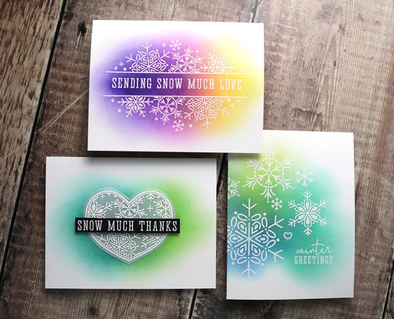 Simple Ink Blended Cards (January 2023 Card Kit Inspiration)
