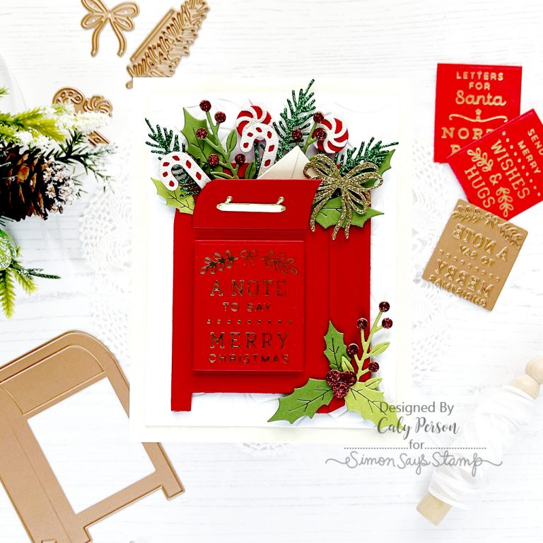 Crafty with Caly: Special Delivery Foiled Mailbox Card for the Holidays!