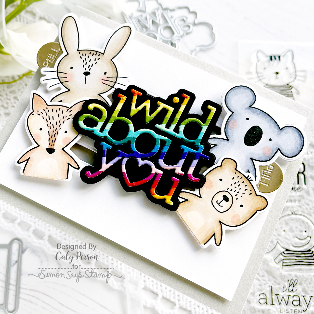 A Unique Peek-a-boo! Interactive Card Design: Crafty with Caly