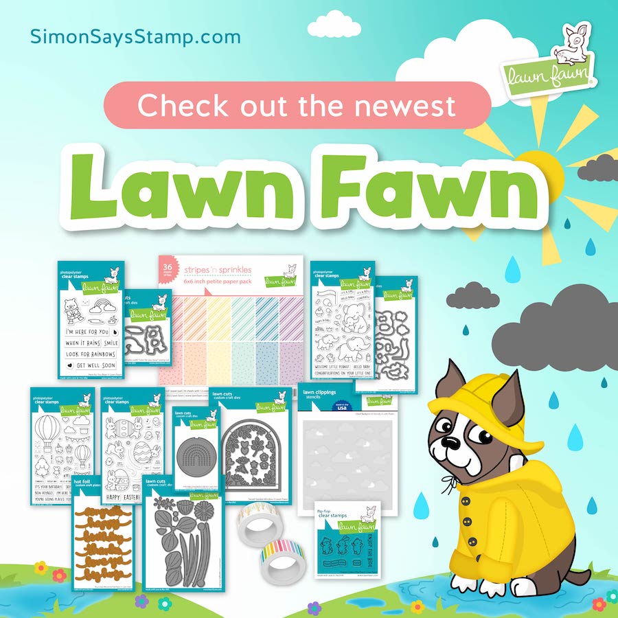 JUST RELEASED! New Lawn Fawn Spring collection!