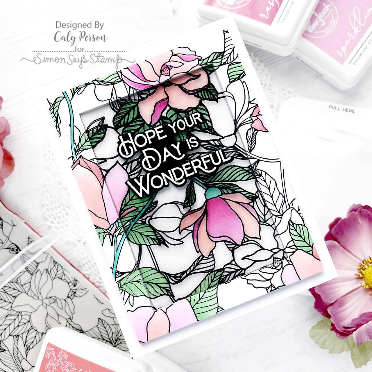 Add a POP of Color! Magic Slider Card Idea: Crafty with Caly