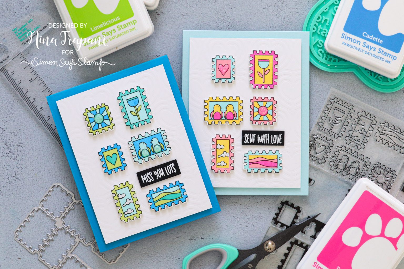 Color Your Stamps in 4 Easy Steps! Studio Monday with Nina-Marie