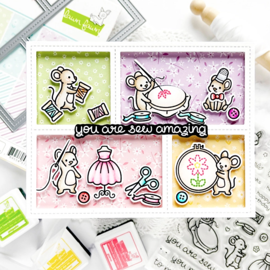 JUST RELEASED! New Lawn Fawn Spring collection!