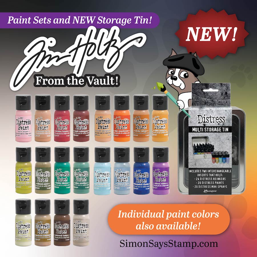 From the VAULT: Tim Holtz Distress Paint in NEW kits + NEW Multi ...